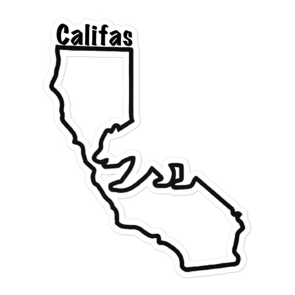 Califas (California) sticker - Güerito Customs